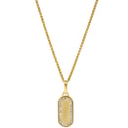 Orphelia 'Malaga' Damen-Anh&auml;nger aus 925er Sterlingsilber mit Kette &ndash; Gold ZH-7573/G