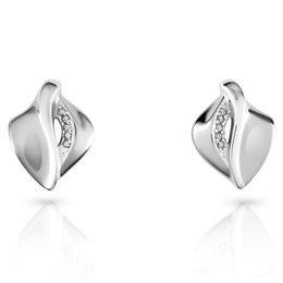 Orphelia 'Anet' Ohrstecker f&uuml;r Damen aus 925er Sterlingsilber - Silber ZO-7520