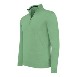 Cappuccino Italia Bergamo Zip Pullover f&uuml;r Herren. Der Pullover besteht aus 50% Baumwolle und 50% Polyester und hat eine normale Passform. Der Pullover hat einen Stehkragen, der je nach Geschmack mit einem Rei&szlig;verschluss ge&ouml;ffnet oder geschlossen werden kann. Marke: Cappuccino ItaliaModellname: Bergamo Zip Pullover (mit Hemdkragen)Kategorie: Pullover f&uuml;r HerrenMaterialien: Baumwolle, AcrylFarbe: g