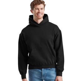 Fruit of the Loom - "Supercotton" Kapuzenpullover f&uuml;r Herren (Schwarz)