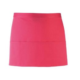 Premier Ladies/Womens Colours 3 Pocket Sch&uuml;rze (Hot Pink)