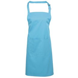 Premier Ladies/Womens Colours Bip Sch&uuml;rze mit Tasche (2er Pack) (T&uuml;rkis)