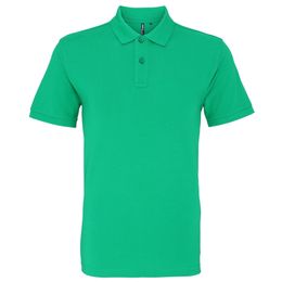 Asquith & Fox Herren-Poloshirt mit kurzen &Auml;rmeln (Kelly)