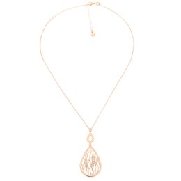 Orphelia 'Linda' Damenkette mit Anh&auml;nger aus 925er Sterlingsilber - Ros&eacute; ZK-7188/RG