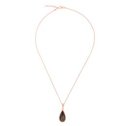 Orphelia 'Lilja' Damenkette aus 925 Sterling Silber mit Anh&auml;nger - Rose zh-7367
