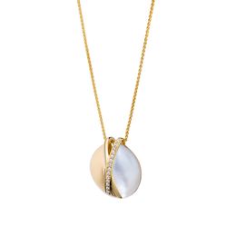 Orphelia 'Moragene' Damenkette mit Anh&auml;nger aus 925er Sterlingsilber &ndash; Gold ZH-7506/G