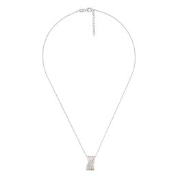 Orphelia Damen-Kette aus 925er Sterlingsilber mit Anh&auml;nger, Silber/Ros&eacute;, ZH-4831