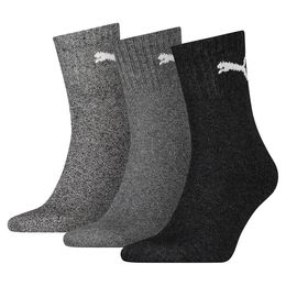Puma Unisex Socken, 3er-Pack (Grau)