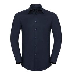 Russel Athletic Russell Collection - Formelles Hemd f&uuml;r Herren Lang&auml;rmlig (Leuchtend Navy-Blau)