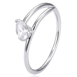 Gena.paris 'Shine' Damenring aus 925 Sterling Silber - Silber GR1068-W