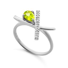 Orphelia 'Charlotte' Damen-Ring aus 925er Sterlingsilber &ndash; Silber ZR-7580/G