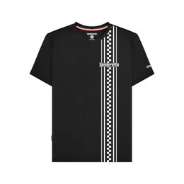 Lambretta - T-Shirt f&uuml;r Herren, Zweifarbig (Schwarz)