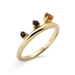 Orphelia Damen-Ring Sterling-Silber 925 &ndash; Gold ZR-7497/G
