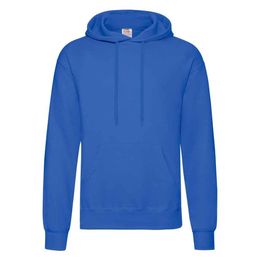 Fruit of the Loom Erwachsene Unisex Classic Sweatshirt mit Kapuze (K&ouml;nigsblau)