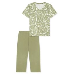 Schiesser Damen Pyjama Comfort EssentialsSchlafanzug, Pyjama Set, Nachtw&auml;sche