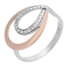 Orphelia Damen-Ring Sterling-Silber 925 &ndash; Silber/Ros&eacute; ZR-7092/1