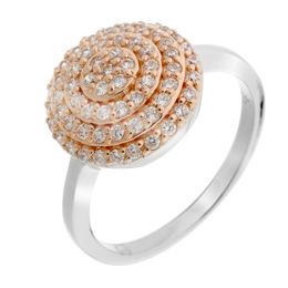 Orphelia Damen-Ring Sterling-Silber 925 &ndash; Silber/Ros&eacute; ZR-7120