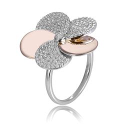 Orphelia Damen-Ring Sterling-Silber 925 &ndash; Silber/Ros&eacute; ZR-7452