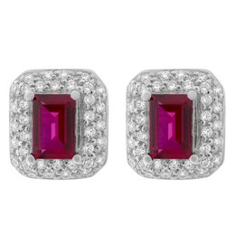 Orphelia 'Jackie' Ohrstecker f&uuml;r Damen aus 925er Sterlingsilber - Silber ZO-7237/RU