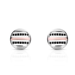 Orphelia 'Maxwell' Ohrstecker aus 925er Sterlingsilber f&uuml;r Damen - Silber/Ros&eacute; ZO-7501