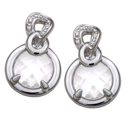 Orphelia Ohrstecker f&uuml;r Damen, 925 Sterlingsilber, Silber ZO-5905