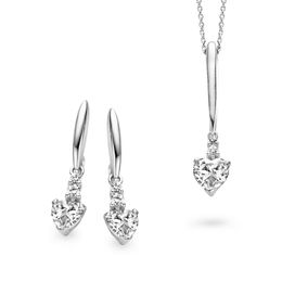 Orphelia Damen 925 Sterling Silber Set: Kettenanh&auml;nger + Ohrringe - Silber SET-5136