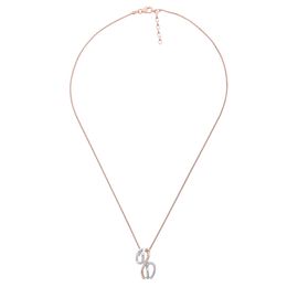 Orphelia 'Sally' Damen-Kette mit Anh&auml;nger aus 925er Sterlingsilber, Silber/Ros&eacute;, ZH-7230