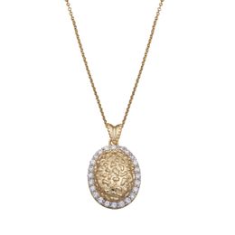 Orphelia Damen-Kette aus 925er Sterlingsilber mit Anh&auml;nger &ndash; Gold ZH-4520-GOLD