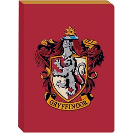 Harry Potter - Gryffindor Wappen-Notizbuch, A5 (Rot)