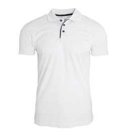 SOLS Mens Performer Kurzarm-Pique-Poloshirt (Wei&szlig;)
