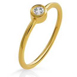 Orphelia 'Classic' Damen-Ring aus 925er Sterlingsilber &ndash; Gold ZR-7526/G