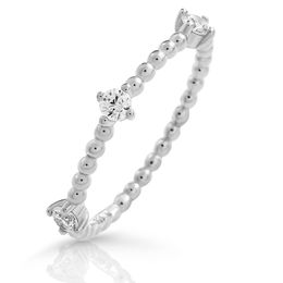 Orphelia &bdquo;Sparkle&ldquo; Damen-Ring aus 925er Sterlingsilber &ndash; Silber ZR-7530
