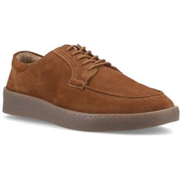 Hush Puppies Rafael Wildleder Herren Schn&uuml;rschuhe in Tan