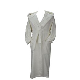 ARTG - "Robezz" Morgenmantel f&uuml;r Herren/Damen Unisex, Baumwolle aus biologischem Anbau (Wei&szlig;)