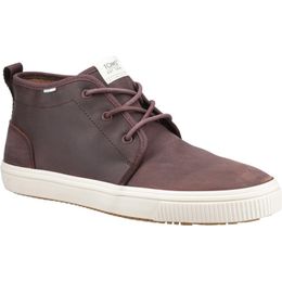 Toms Shoes TOMS Carlo Mid Terrain Leder Herren Clover Braun Turnschuhe