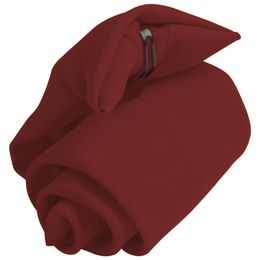 Premier Herren Clip-On-Krawatte, unifarben (Burgunder)