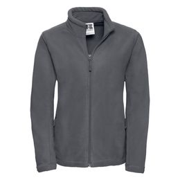 Russel Athletic Russell - Fleecejacke Durchgehender Rei&szlig;verschluss f&uuml;r Damen - F&uuml;r Au&szlig;en (Grau)