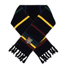 Harry Potter - "Hogwarts" Schal f&uuml;r Herren/Damen Unisex (Schwarz)