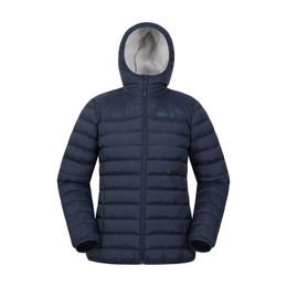 Mountain Warehouse Damen/Damen Kunstfell gef&uuml;tterte wattierte Jacke (Navy)