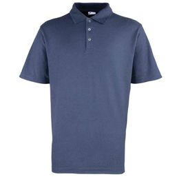 Premier - Poloshirt Mit Stollen f&uuml;r Herren (Marineblau)
