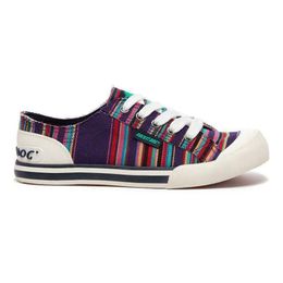 Rocket Dog Damen Jazzin Canvas Aloe Schn&uuml;r-Turnschuh (Bunt)