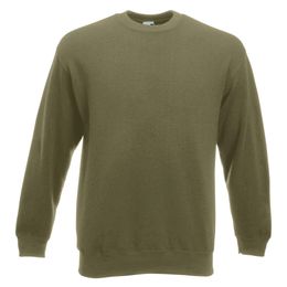 Fruit of the Loom Unisex Premium 70/30 Set-In Sweatshirt (klassisch oliv)