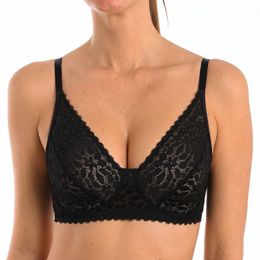 DIM Damen Floral Spitze Triangel-BH, drahtlos