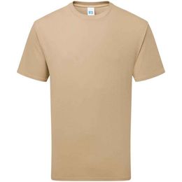 Russel Athletic Russell - "Super" T-Shirt f&uuml;r Herren/Damen Unisex (Hellbraun)