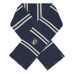 Harry Potter - "Ravenclaw" Schal f&uuml;r Herren/Damen Unisex (Blau/Wei&szlig;)