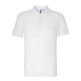 Asquith & Fox Herren-Poloshirt mit kurzen &Auml;rmeln (Wei&szlig;)