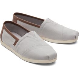 Toms Shoes TOMS Alpargata 3.0 Polyester Herren Drizzle Grau Espadrilles