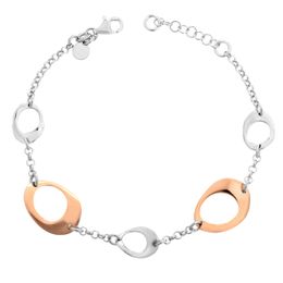 Orphelia 'Isotta' Damen-Armband aus 925er Sterlingsilber &ndash; Silber/Ros&eacute; ZA-7192