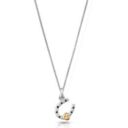 Orphelia 'Aurora' Damenkette mit Anh&auml;nger aus 925er Sterlingsilber &ndash; Silber/Gold ZH-7525