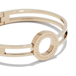 Tommy Hilfiger Damen Armreif aus Edelstahl - Ros&eacute;gold 2780316